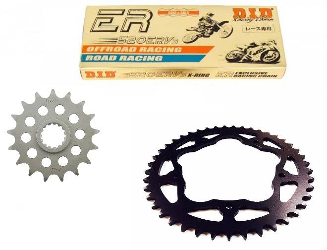 SUPERLITE Lightweight Steel Sprocket Kit: KTM 1290R /GT [520 Chain]