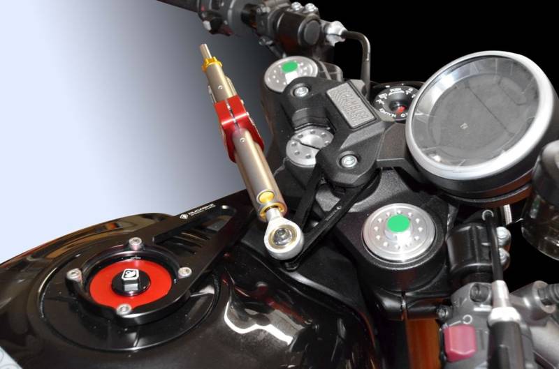 Ducabike/Öhlins Steering Damper Kit: Ducati Scrambler Cafe Racer