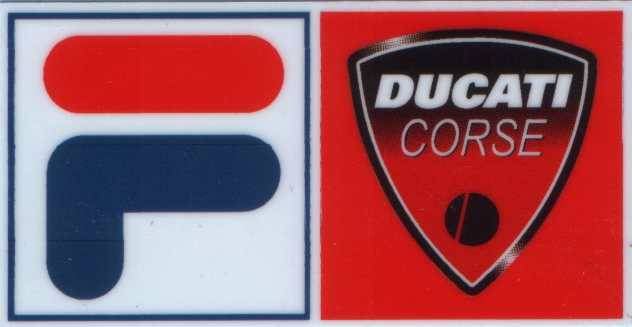 Ducati Fila Sticker