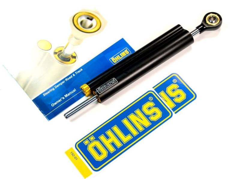 OHLINS Black Series Universal Steering Damper: 63mm Stroke