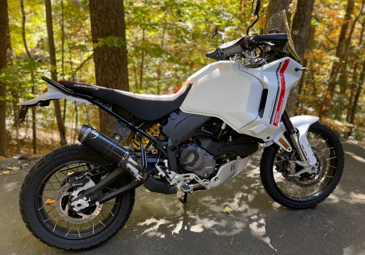 Shift-Tech GP4 Ducati Desert X Carbon Slip-On Exhaust