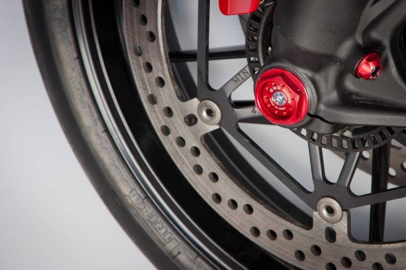 CNC Racing Billet LH side Front Axle Plug for Ducati and RH Side plug ...