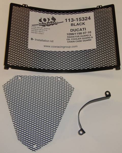 COX 1098-848-1198 Radiator and Oil Cooler Guard Set