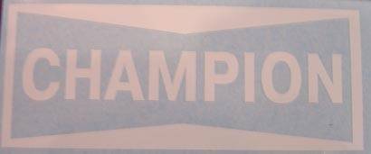 Champion Sticker