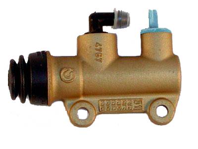 Brembo Rear Brake Master Cylinder: 11mm Piston [Gold Color]