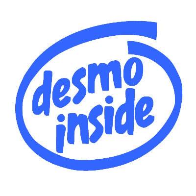Desmo Inside Printed Sticker: 2 inch